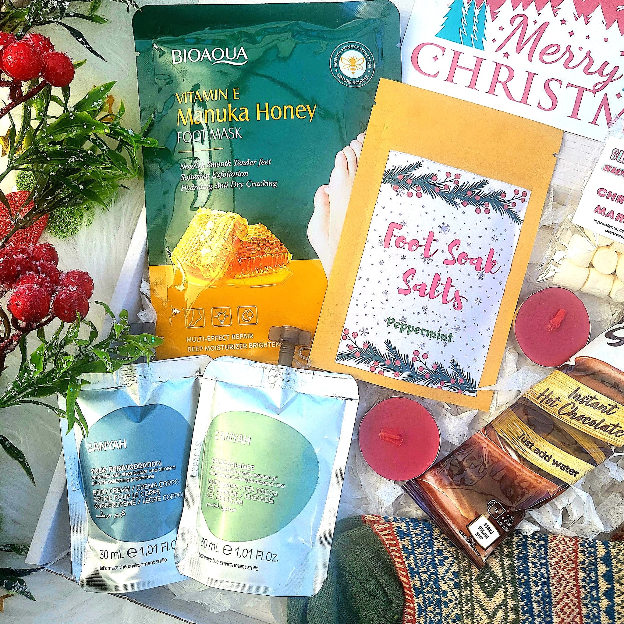 Christmas Pamper Hamper | Secret Santa Gift Box – SHARE A SMILE GIFTS ...